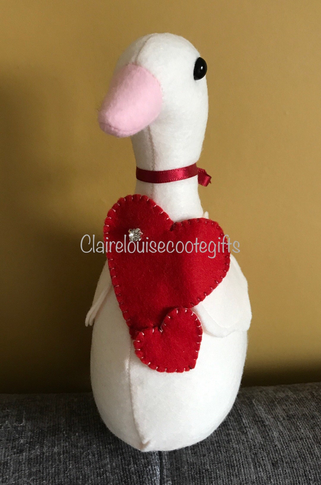 Valentine Goose Heart Valentines Gift Keepsake - Etsy