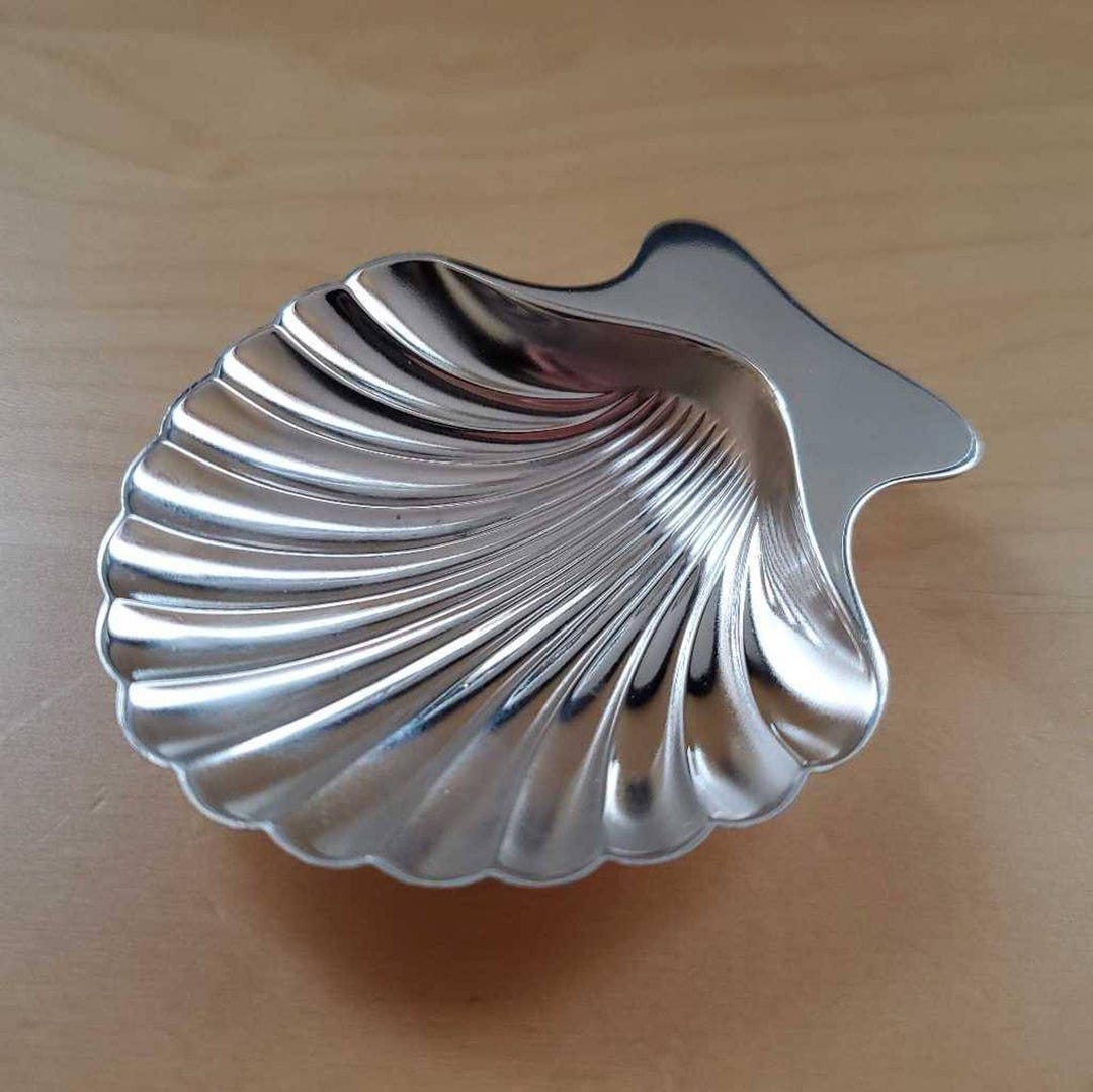 Tiffany & Co Clam Sea Shell Dish Sterling Silver Footed Collectible ...