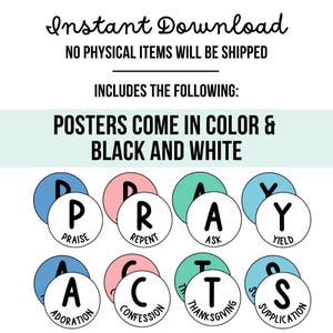 Christian Bulletin Board Kit - How to Pray - ACTS - Christian Classroom ...