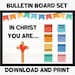 Christian Bulletin Board Kit - Identity in Christ - God Says I Am - in ...