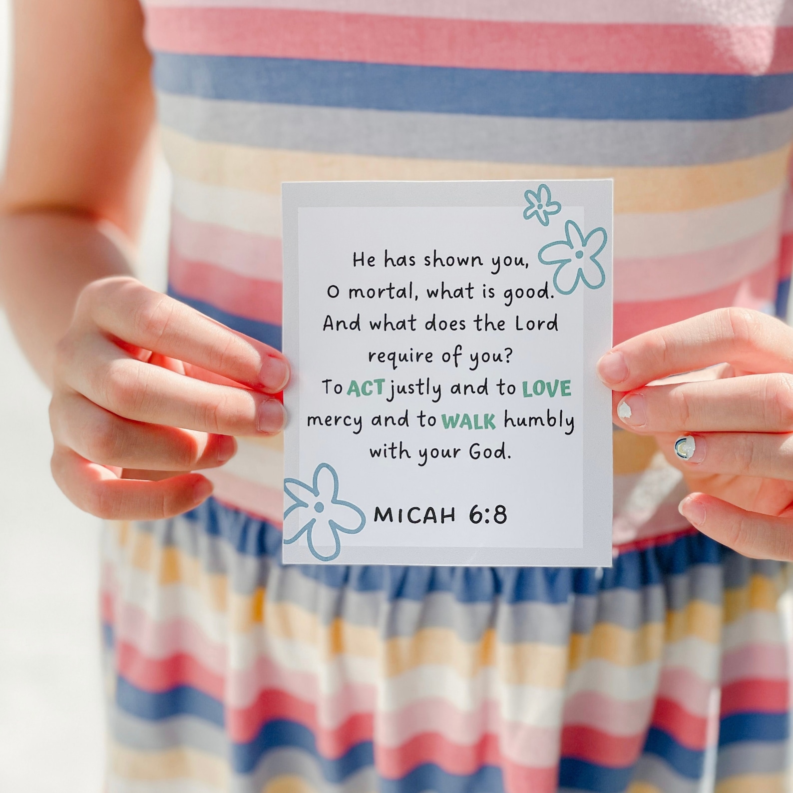 Scripture Cards for Kids Bible Verse Memory Cards for Kids Bible Notes ...