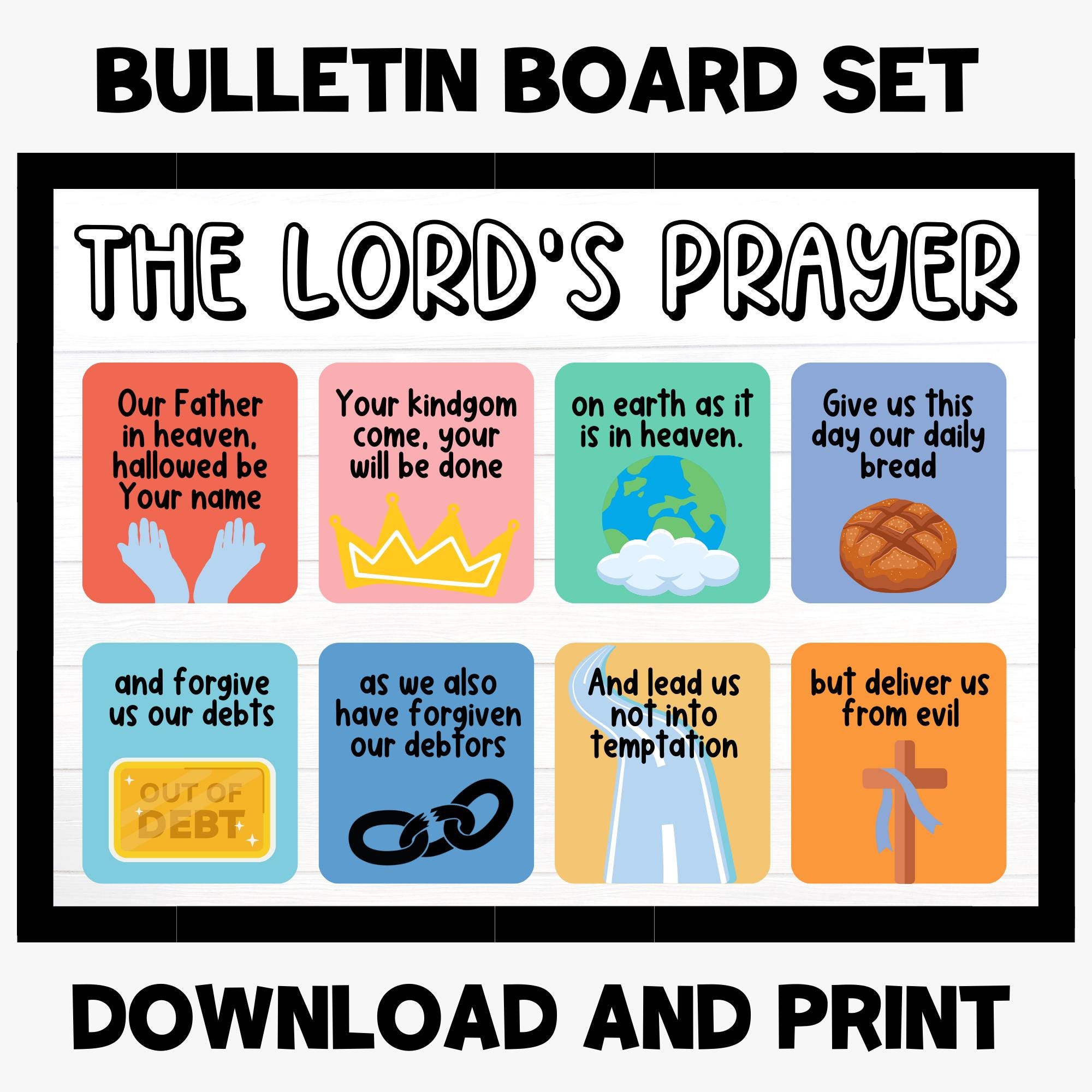 The Lords Prayer Bulletin Board January 7 Message • Teach Us To Pray