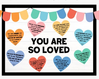 Christian Classroom Bulletin Board Set Bible Bulletin Board Scripture ...