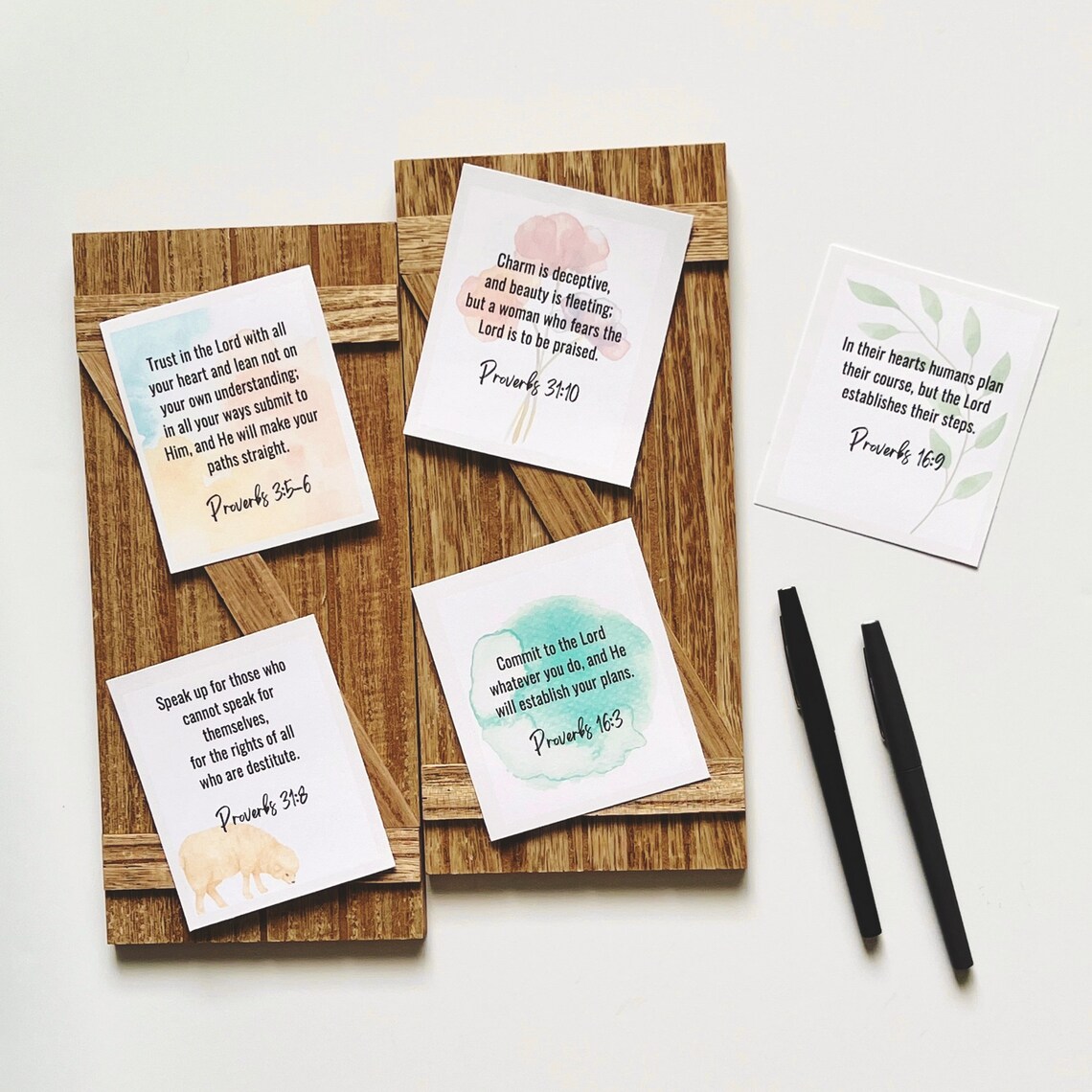 Bible Verse Memory Cards Scripture Cards Printable - Etsy