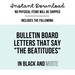 Christian Bulletin Board Set - the Beatitudes Bible Verse Bulletin ...