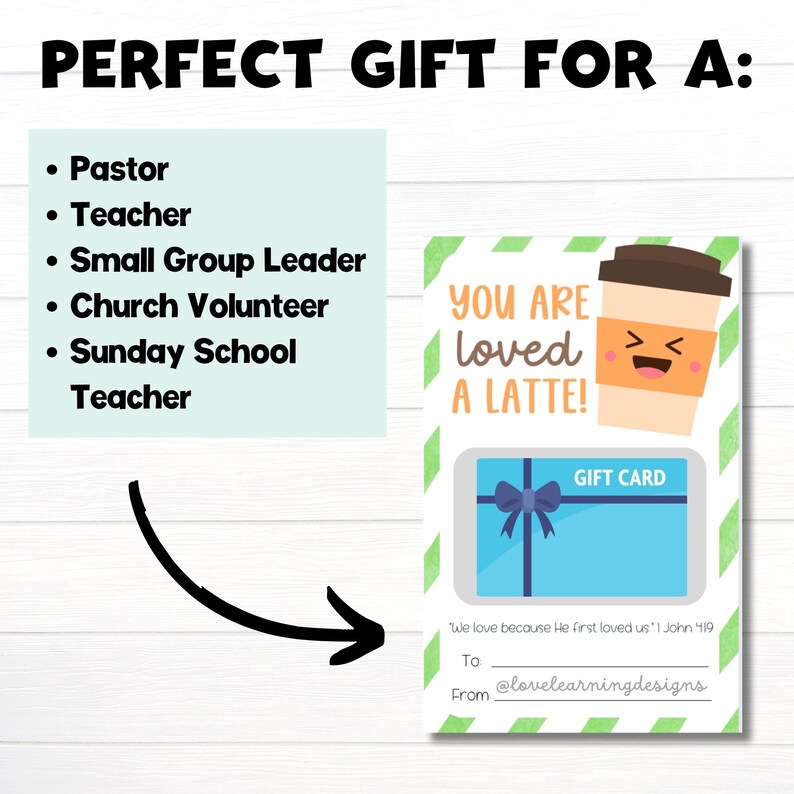 Christian Classroom Gift Card Holder, Teacher Appreciation Gift Card ...