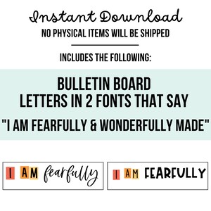 Christian Bulletin Board Kit - Fearfully and Wonderfully Made - Psalm ...