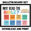 The Bible Says Bright Bulletin Board Kit With Gods Promises for Kids ...