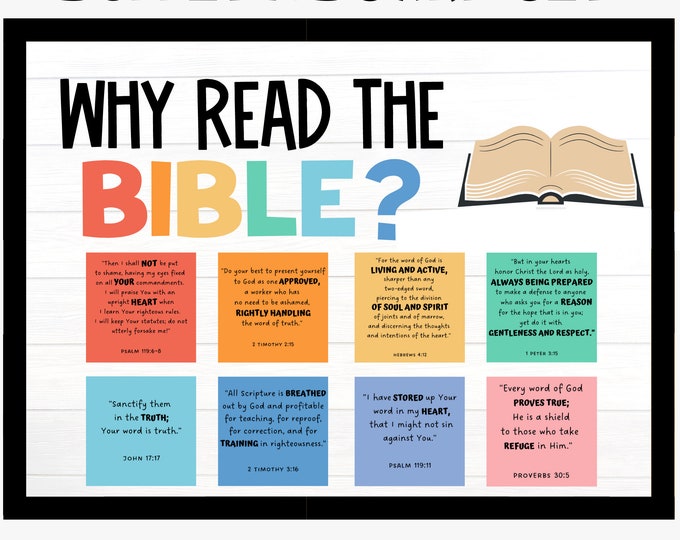 Christian Classroom Bulletin Board Set Bible Bulletin Board Scripture ...