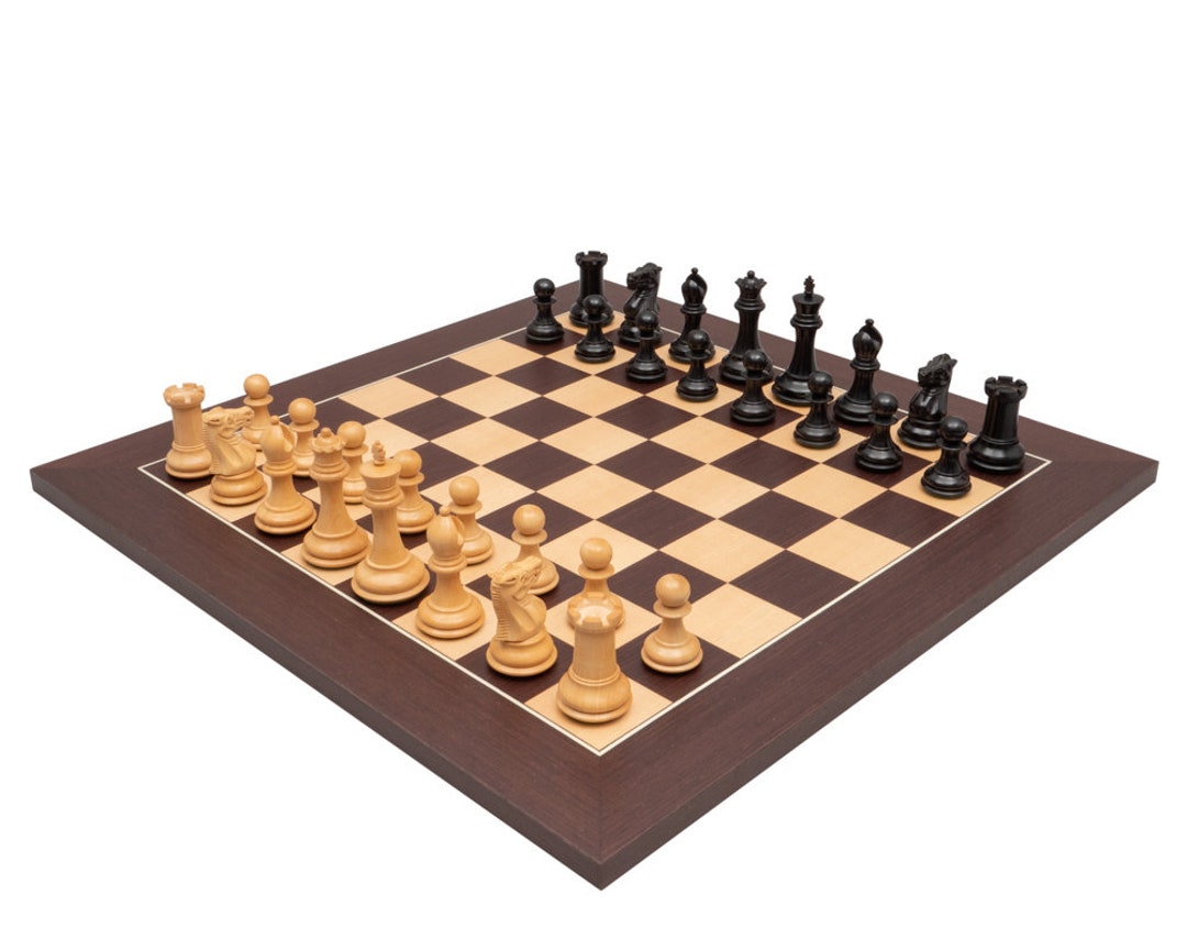 Sovereign Ebony & Wenge Luxury Chess Set, Staunton Style Design ...
