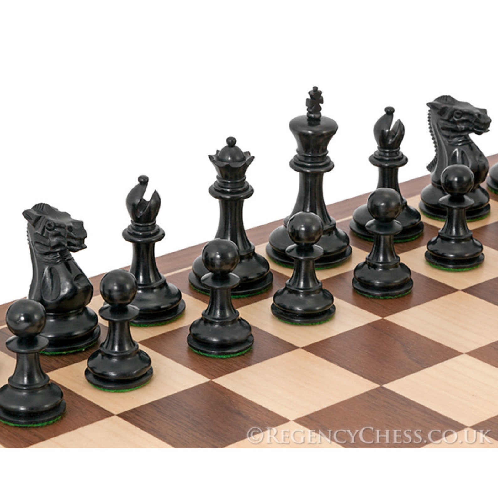 Competition Compact Walnut Chess Set - Etsy