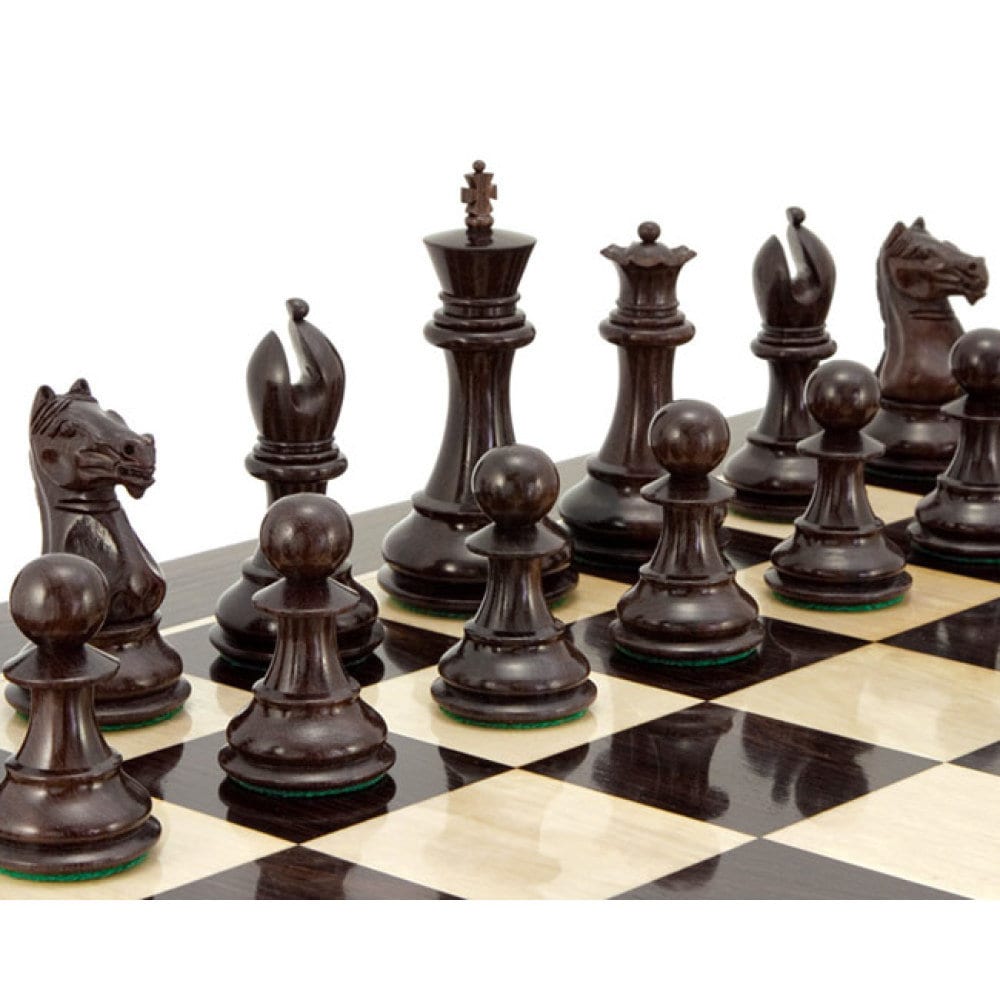 Sentinel Series Rosewood Staunton Chess Pieces 4 Inches | Etsy