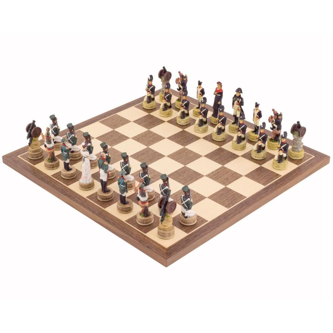 The Napoleon Vs Russians Hand-painted Themed Chess Set by Italfama - Etsy