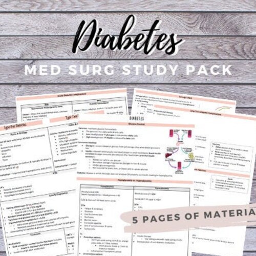 Med Surg Hematologic System Disorders Nursing Study Notes | Etsy
