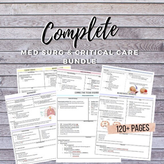 Learning & School Nursing Critical Care Study Guide Bundle Toys etna.com.pe