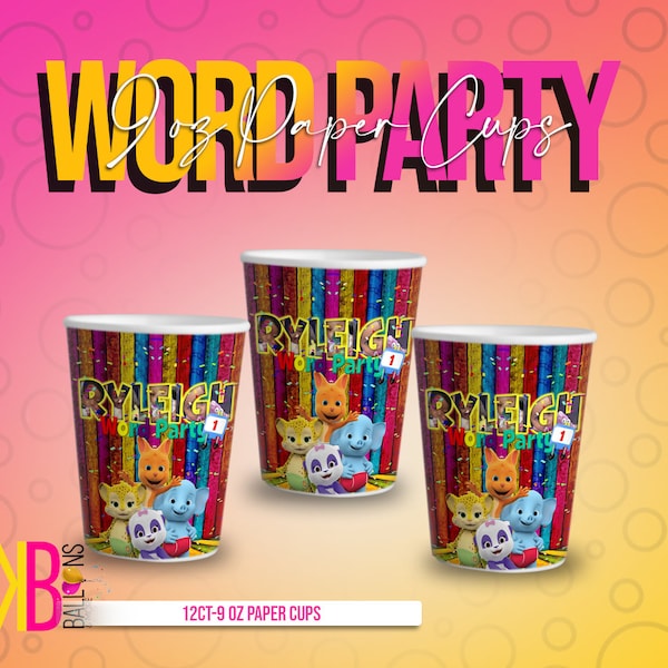 Word Party Theme - Etsy