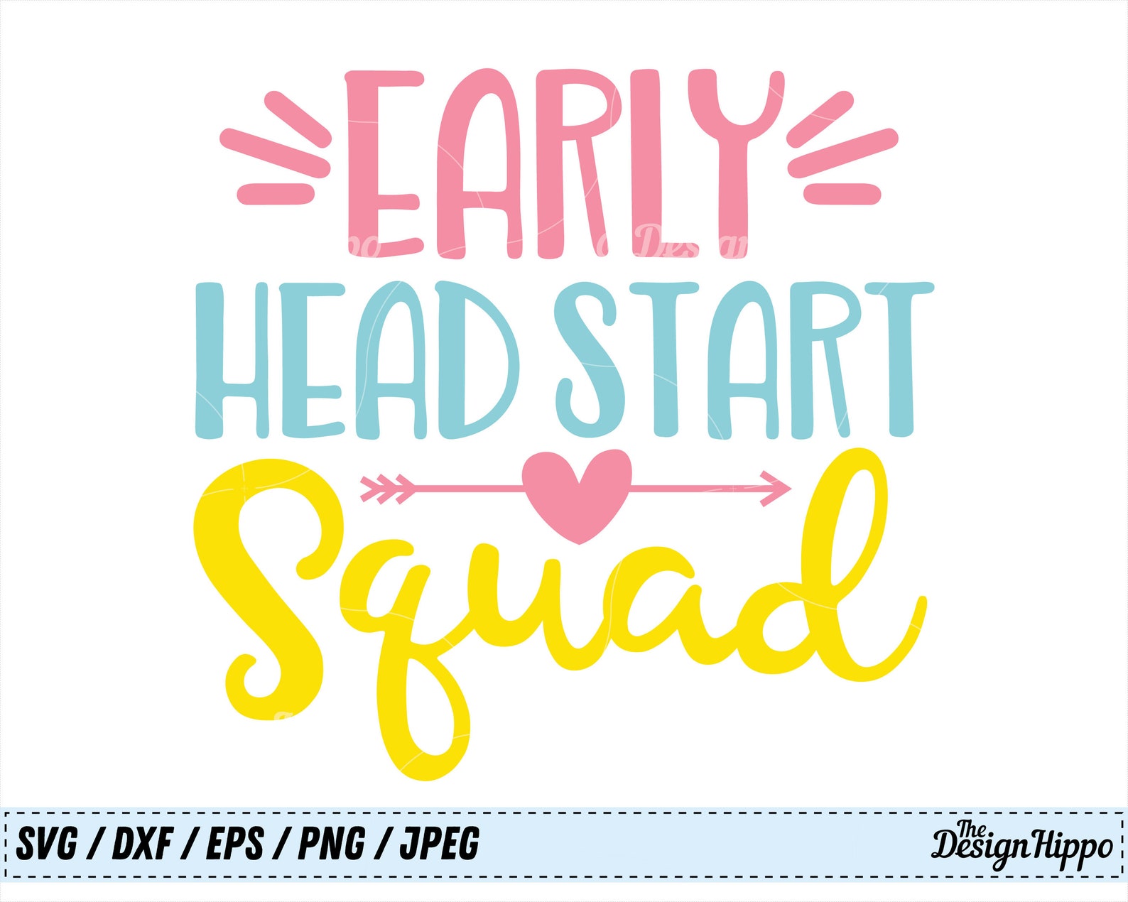 Early Head Start Squad Svg Head Start Svg Back to School - Etsy