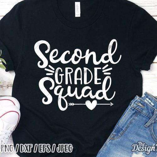 Back to School 2nd Grade Svg Hello Second Grade School Svg - Etsy