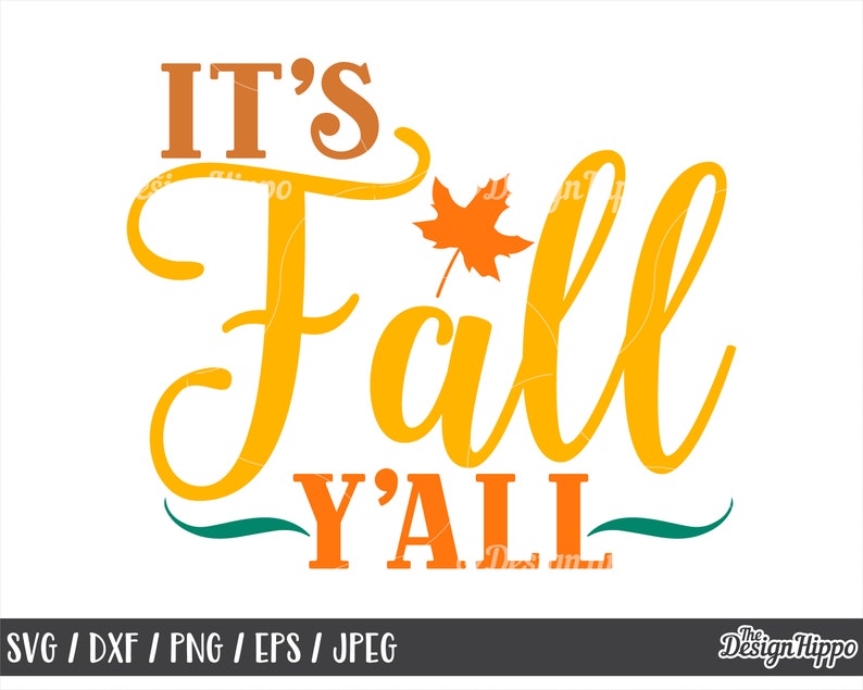 Its fall yall svg Fall yall svg Fall svg Autumn svg Fall | Etsy
