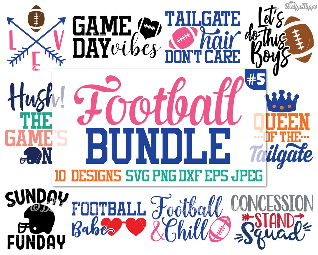 Football Svg Bundle Football Svg Files Football Mom Svg - Etsy Canada