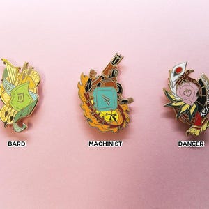 Ffxiv Job Enamel Pins - Etsy