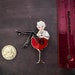 Astarion Wine Glass Enamel Pin - Etsy