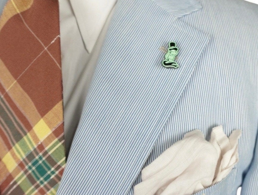 1960s Blue Pincord Suit - Vintage 60s White Blue Striped Lightweight ...