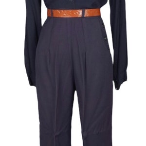 30s Ladies Navy Firestone Uniform - Rare Womens 40s Mechanics Pant Suit ...