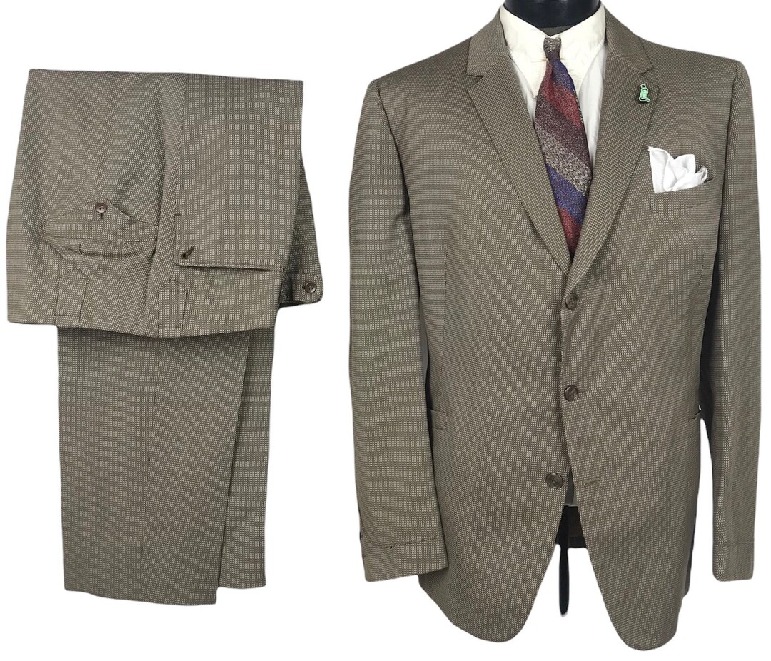 1960s Tan SB Birdseye Western Suit Worn by Gene Autry - Vintage 60s ...