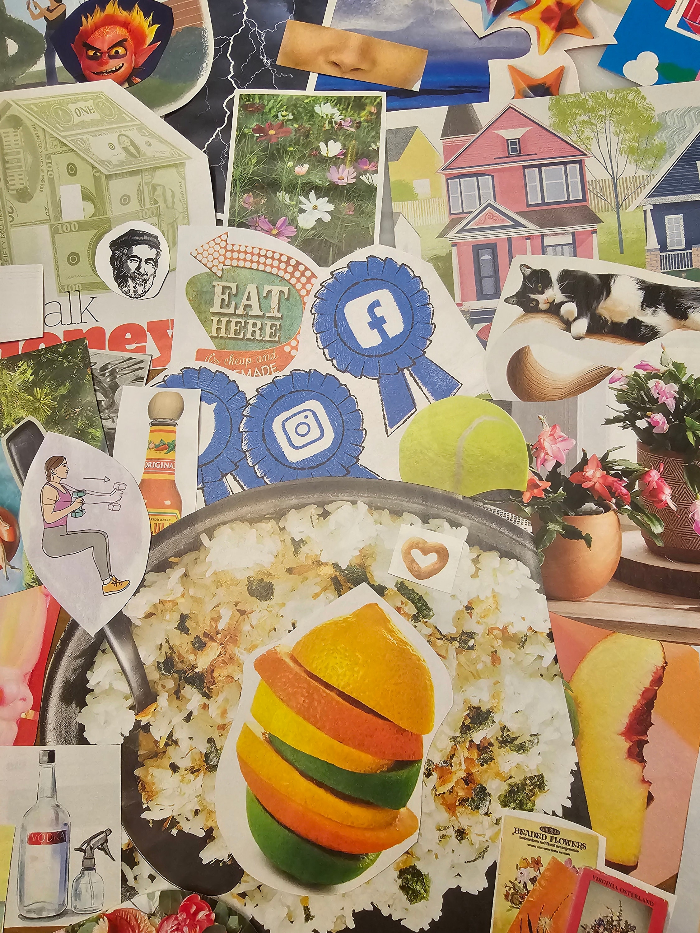 Mystery Mix of Magazine Clippings, Collage Clippings, Junk Journal ...