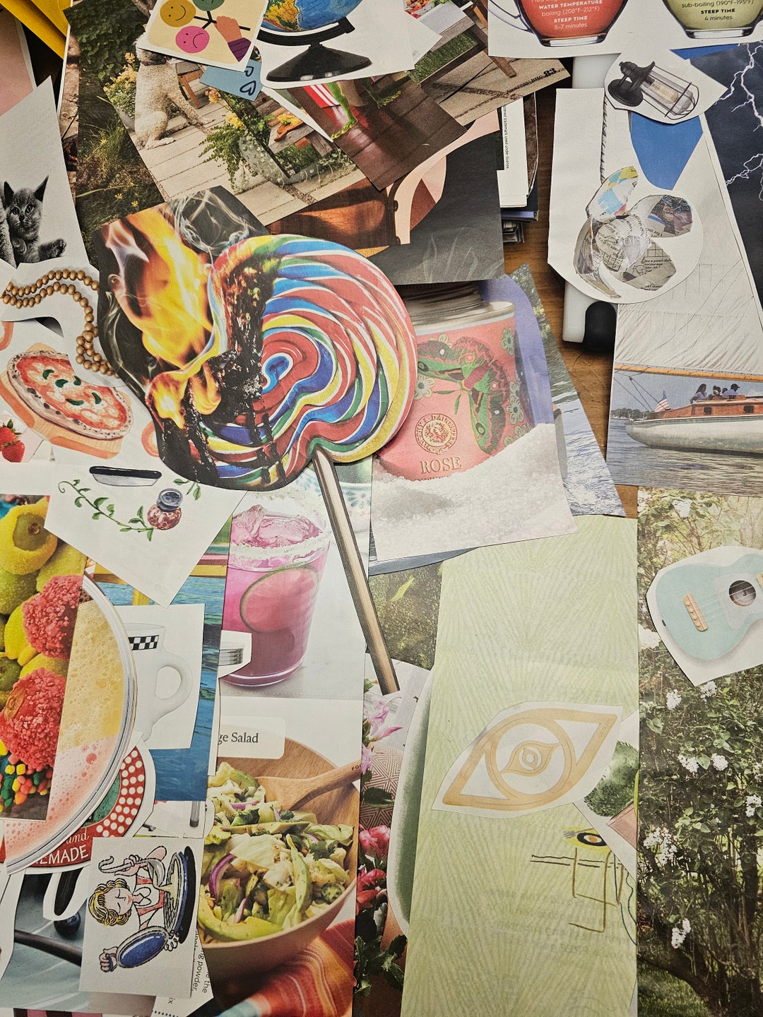 Mystery Mix of Magazine Clippings, Collage Clippings, Junk Journal ...