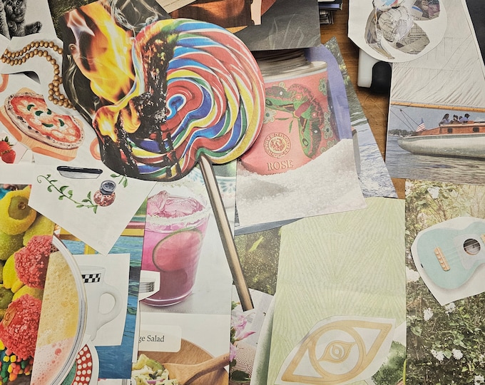 Mystery Mix of Magazine Clippings, Collage Clippings, Junk Journal ...