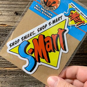 S-mart Vinyl Sticker! Shop Smart, Shop S-mart! 4.5" All Weather Evil ...