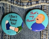 Bobby Hill that's My Purse Button Set - Etsy