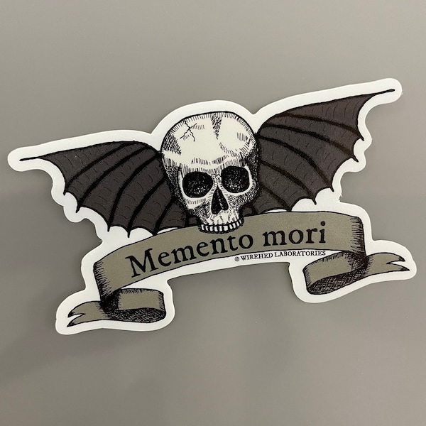 Memento Mori Decal - Etsy
