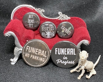 Funeral Button Pins - Etsy