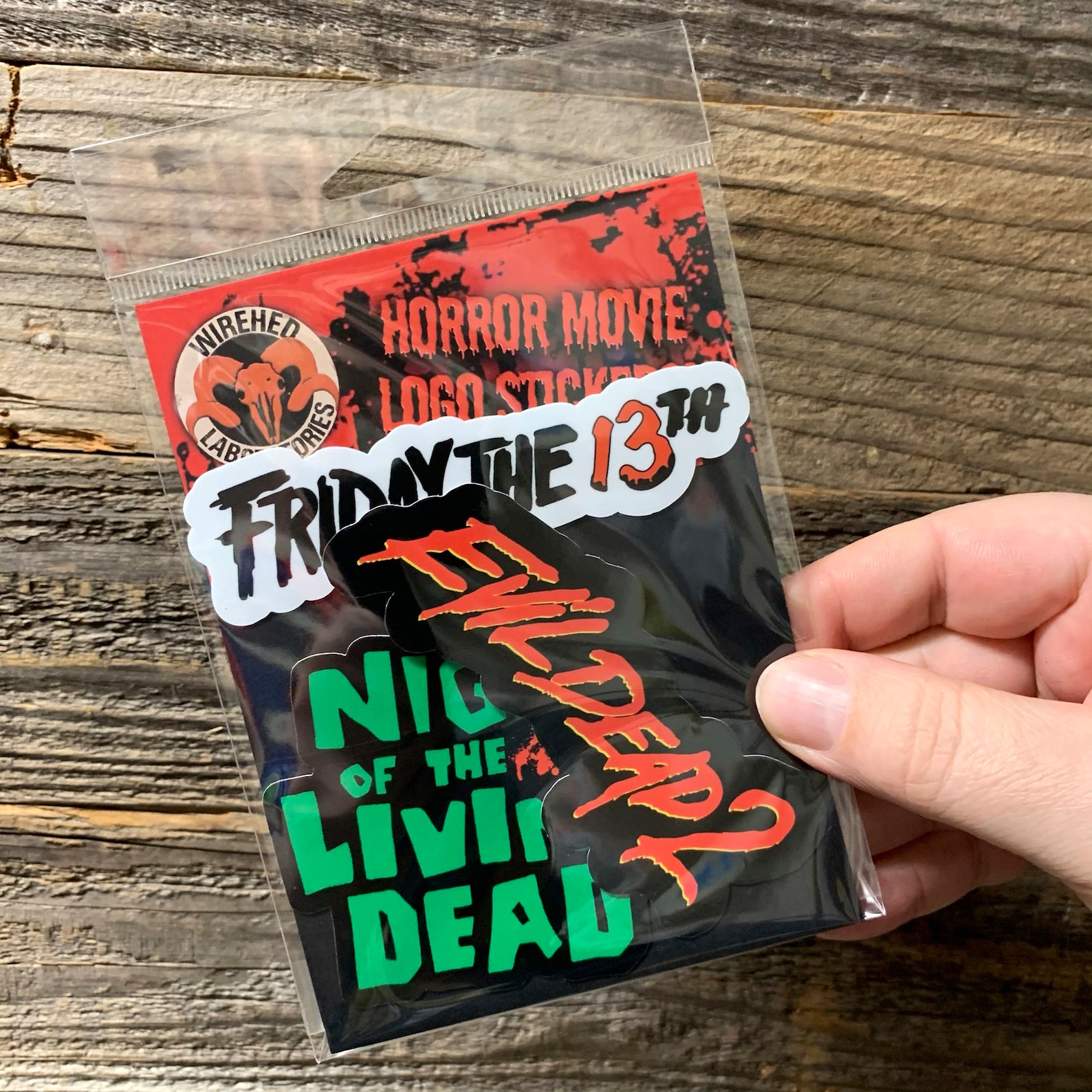 Horror Movie Logo Stickers High Quality, Laminated All Weather Vinyl ...