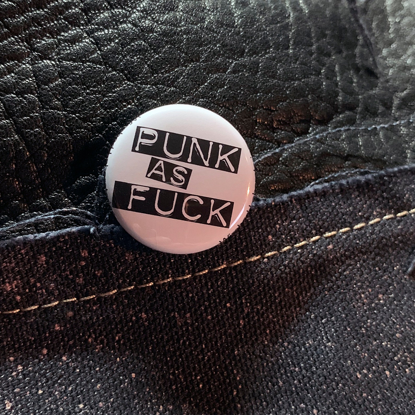 PUNK as F*CK! ANARCHY! 1" Buttons! Classic Pins for Your Punk Rock ...
