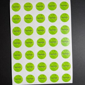 Horror Section Sticker Sheet! 1 Sheet of Thirty-five (35) 3/4" Vinyl ...