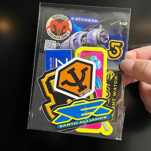 Babylon 5 Sticker Pack 6 Sticker Set Waterproof Vinyl Decals Psy Corps ...