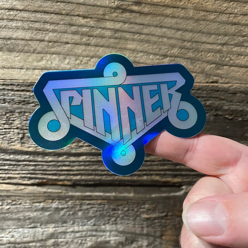 Holographic Blade Runner Spinner Logo Vinyl Sticker Cyberpunk - Etsy