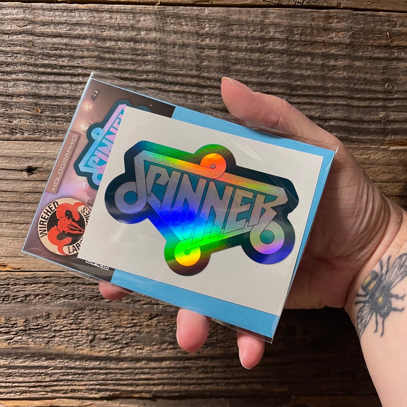 Holographic Blade Runner Spinner Logo Vinyl Sticker Cyberpunk - Etsy