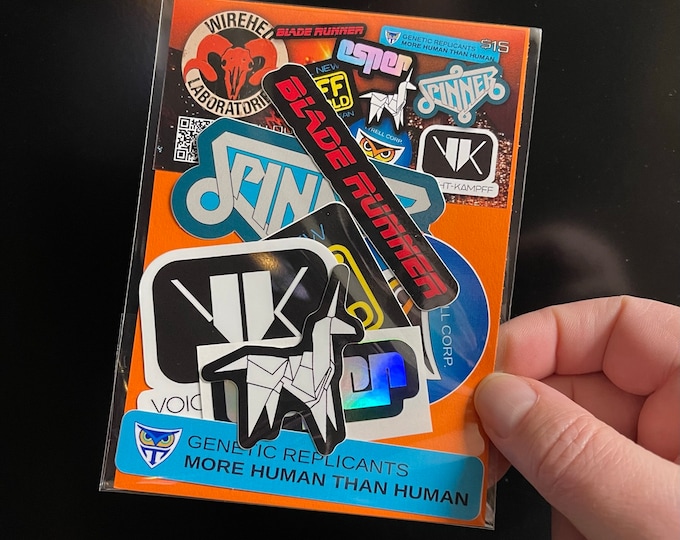 Blade Runner Sticker Pack 8 Sticker Set Waterproof Vinyl Decals ...
