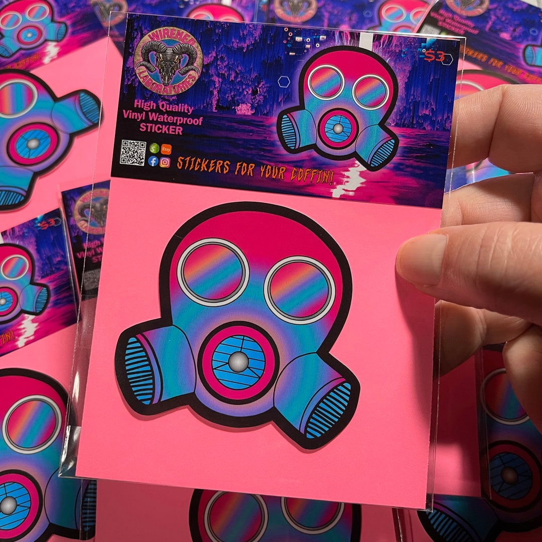 Cyberpunk Raider Sticker All Weather 3 Decal. Post Apocalypse, Scifi ...