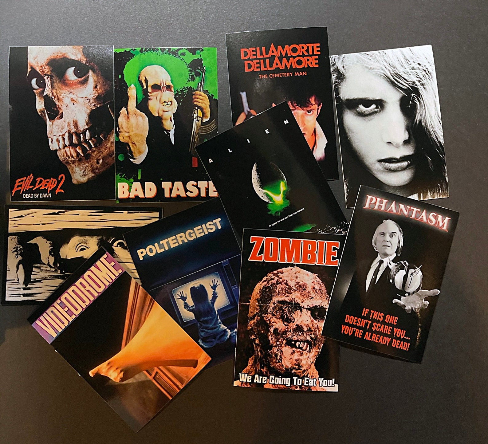 Horror Movie Mini Poster Sticker Pack! Set of 10 Scary 2 X 3" All ...