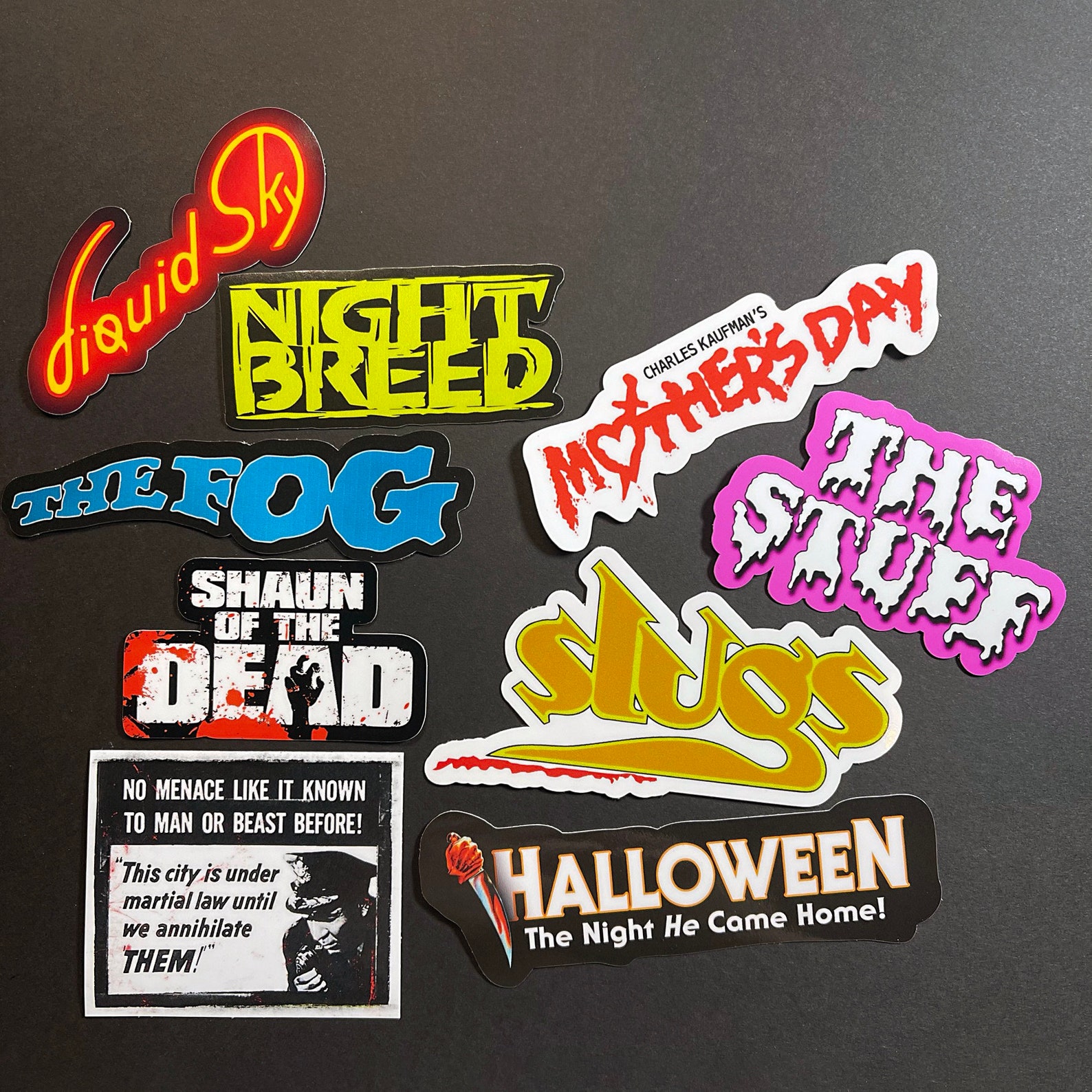 Horror Movie Logo Stickers High Quality Laminated All | Etsy