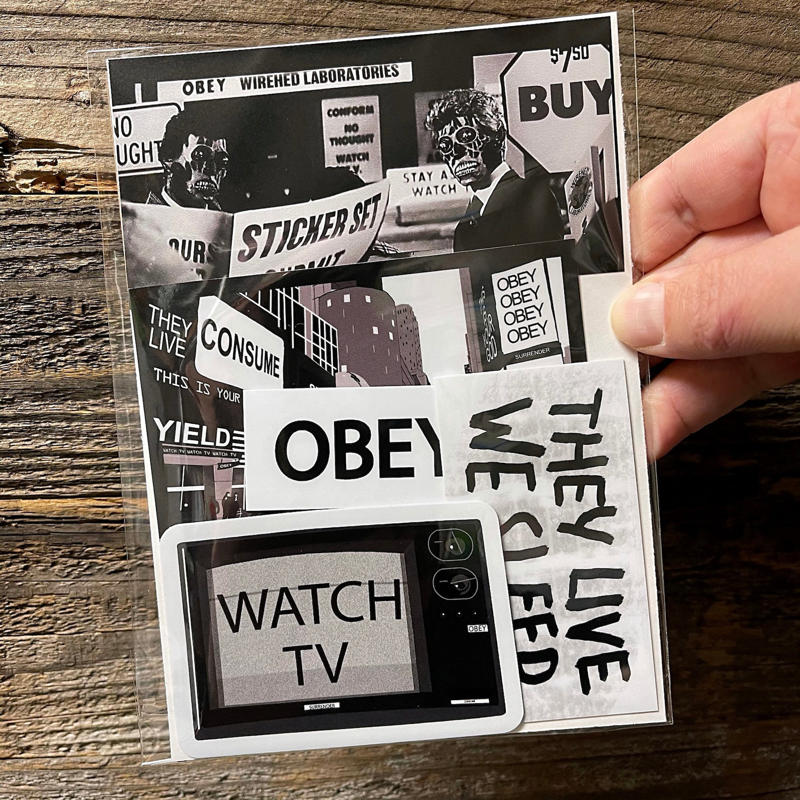 THEY LIVE We Sleep Vinyl Sticker Set 4 High Quality - Etsy