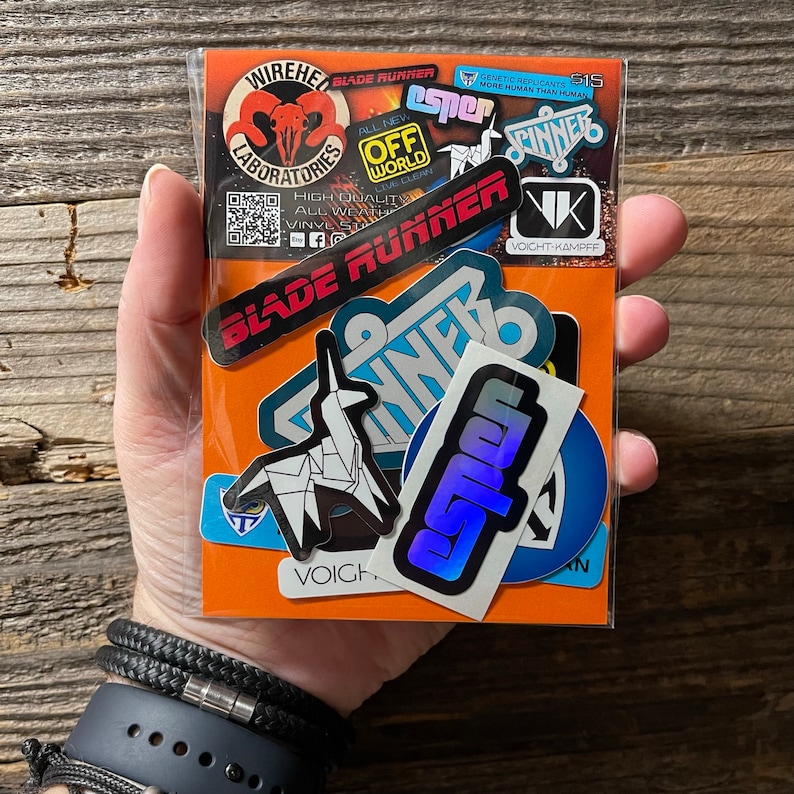 Blade Runner Sticker Pack 8 Sticker Set Waterproof Vinyl - Etsy
