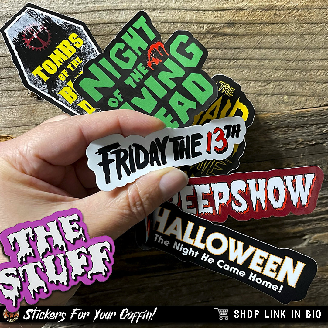 Horror Movie Logo Stickers High Quality Laminated All | Etsy Canada