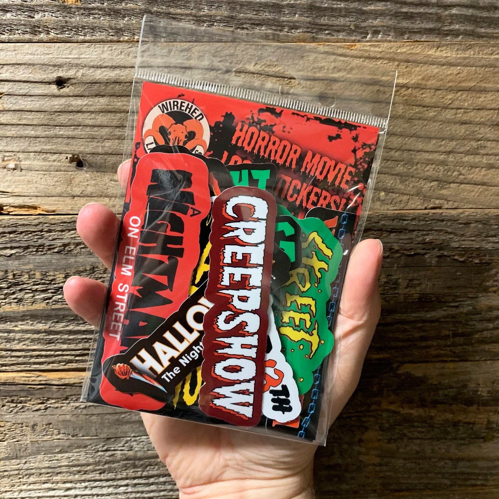 Horror Movie Logo Stickers High Quality, Laminated All Weather Vinyl ...